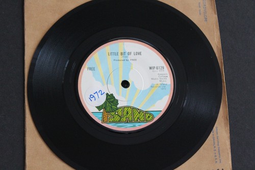 FREE – Little Bit Of Love / Sail On 1972 Island WIP-6129 UK Classic ...