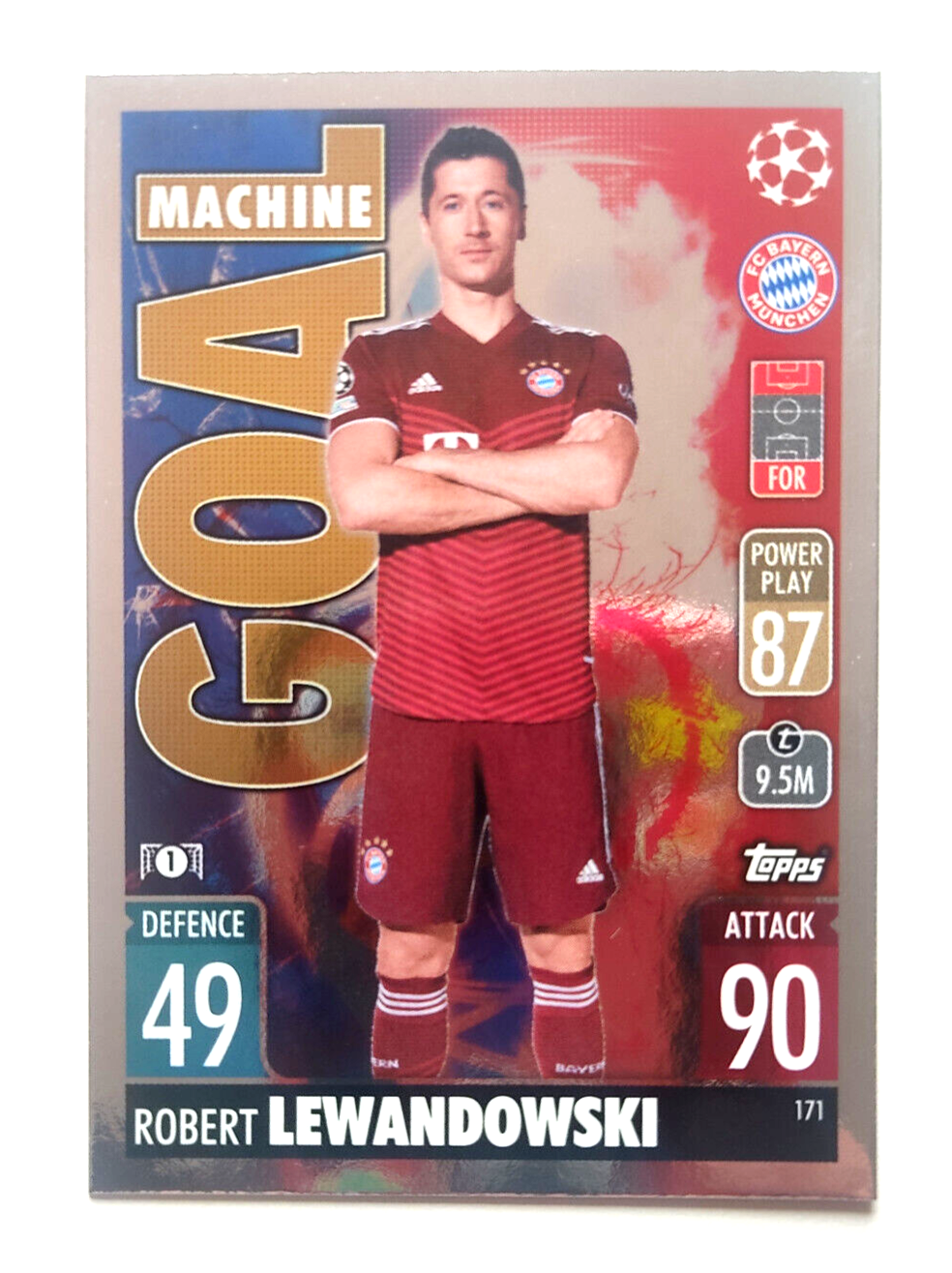 ROBERT LEWANDOSKI GOAL MACHINE FC Bayern Munich - Topps UCL Match Attax ...