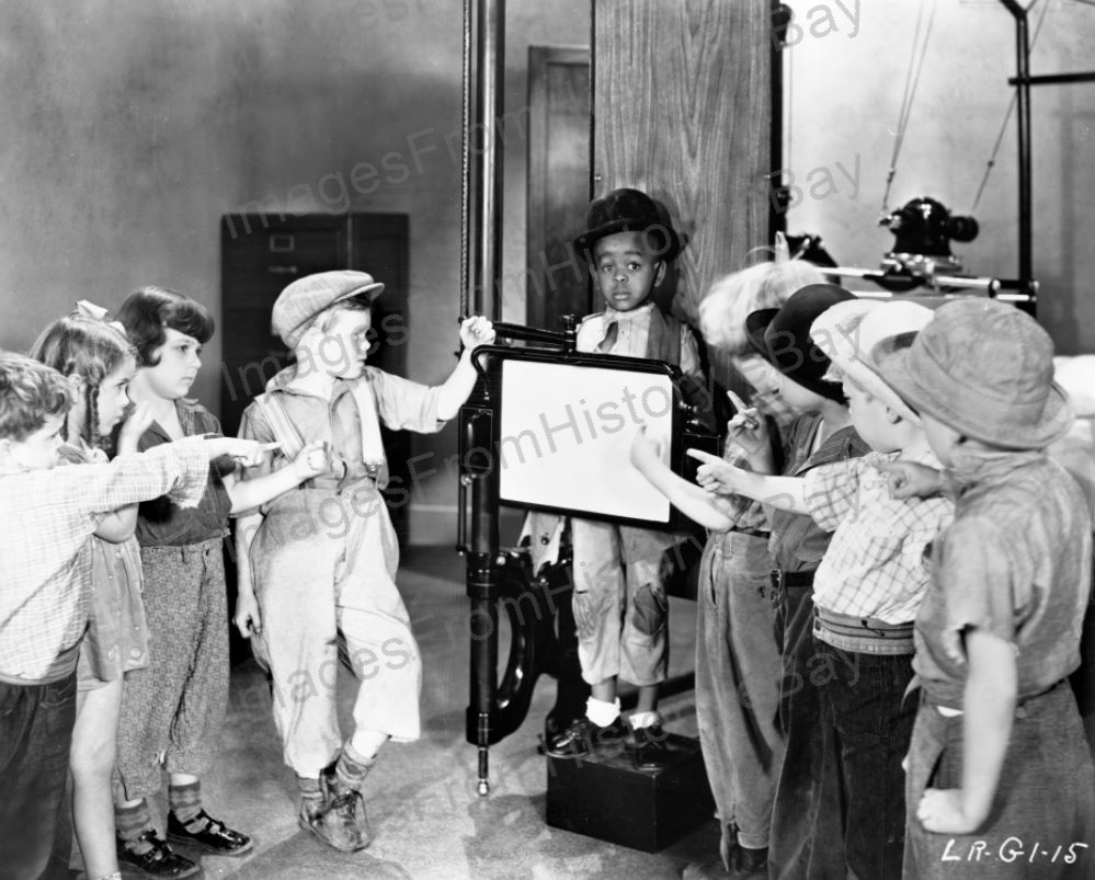 8x10 Print Spanky McFarland Billie Thomas Hal Roach Players Our Gang ...