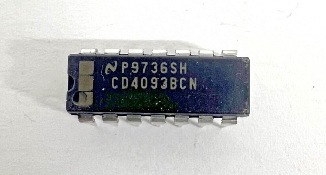 CD4093BCN National Semiconductor IC Gate NAND Schmitt 4ch 14dip for ...