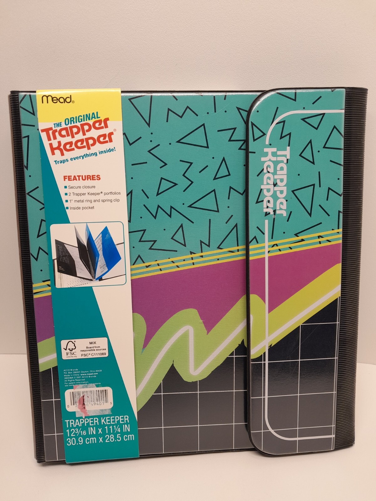 Mead Trapper Keeper Binder, 1" Round Rings - Car (260038K-WMT) for sale ...