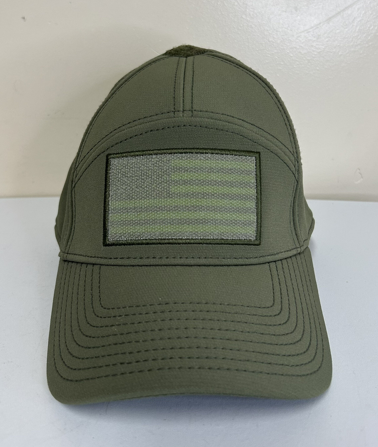 511 Tactical Hat Cap Green American Flag Under Hook & Loop For Patch ...