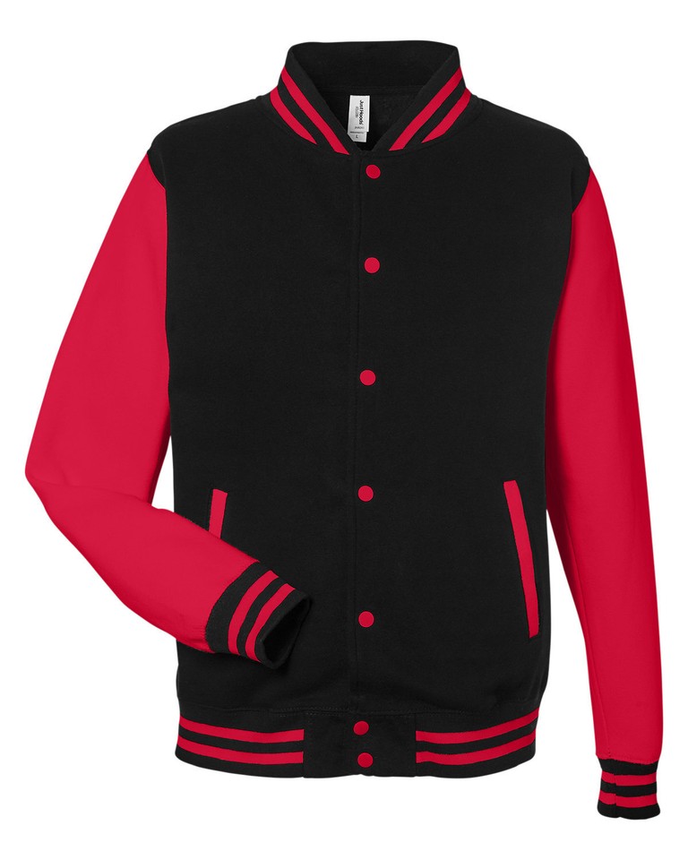 Just Hoods By AWDis Men's 80/20 Heavyweight Letterman Jacket - JHA043 ...