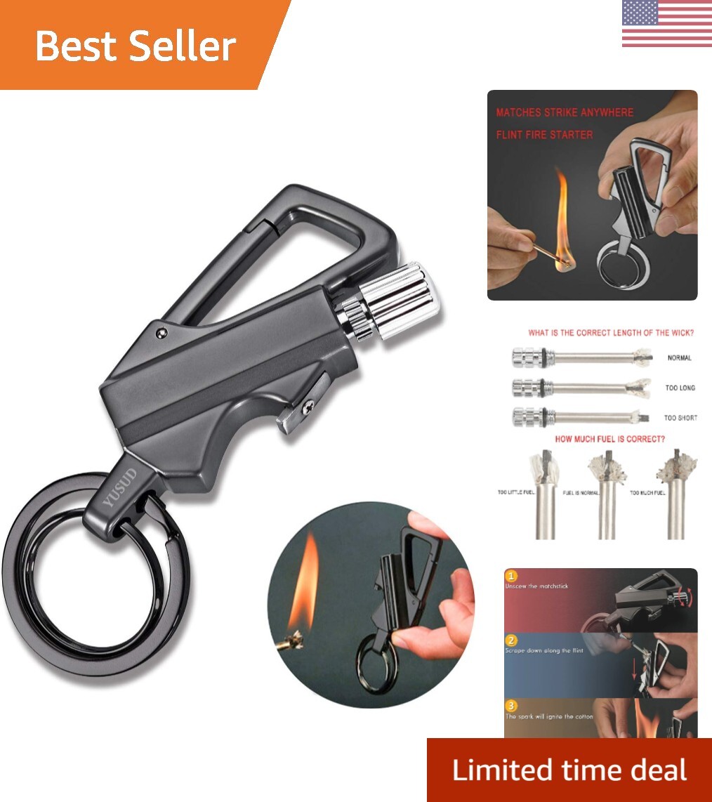 Flint Fire Starter Fast Fire Texas Bushcraft Fire Starter 3/8u2033