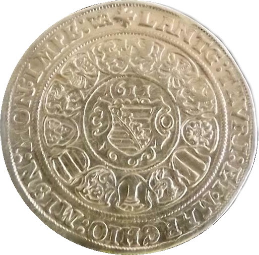 1611 German States Silver Saxe-Old-Gotha Taler Johann Casimir and ...