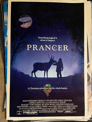 Original Theatrical Movie Poster: PRANCER - Orion 1989 Rolled S/S | eBay