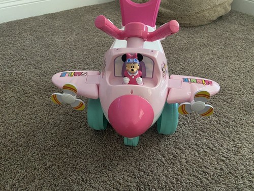 Kiddieland Disney Animated Lights: Minnie Mouse Activity Plane | eBay