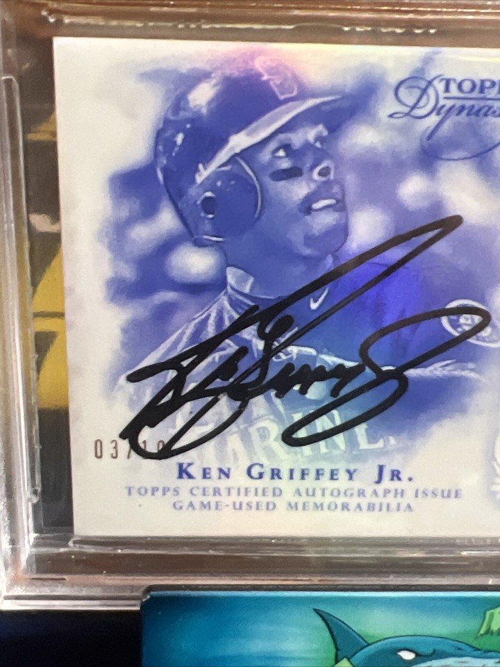 2015 Topps Dynasty Ken Griffey Jr /10 Patch Auto Ap-kg1 Beckett 9.5 ...