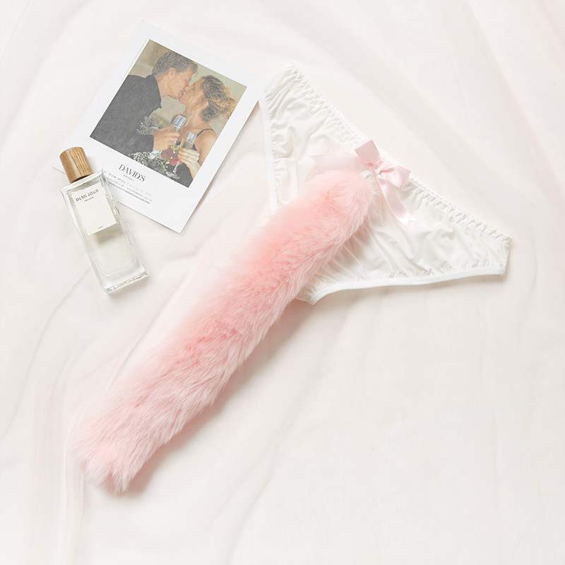 Women Cute Sexy Brief Panty Detachable Fox Tail JapaneseStyle Cosplay ...