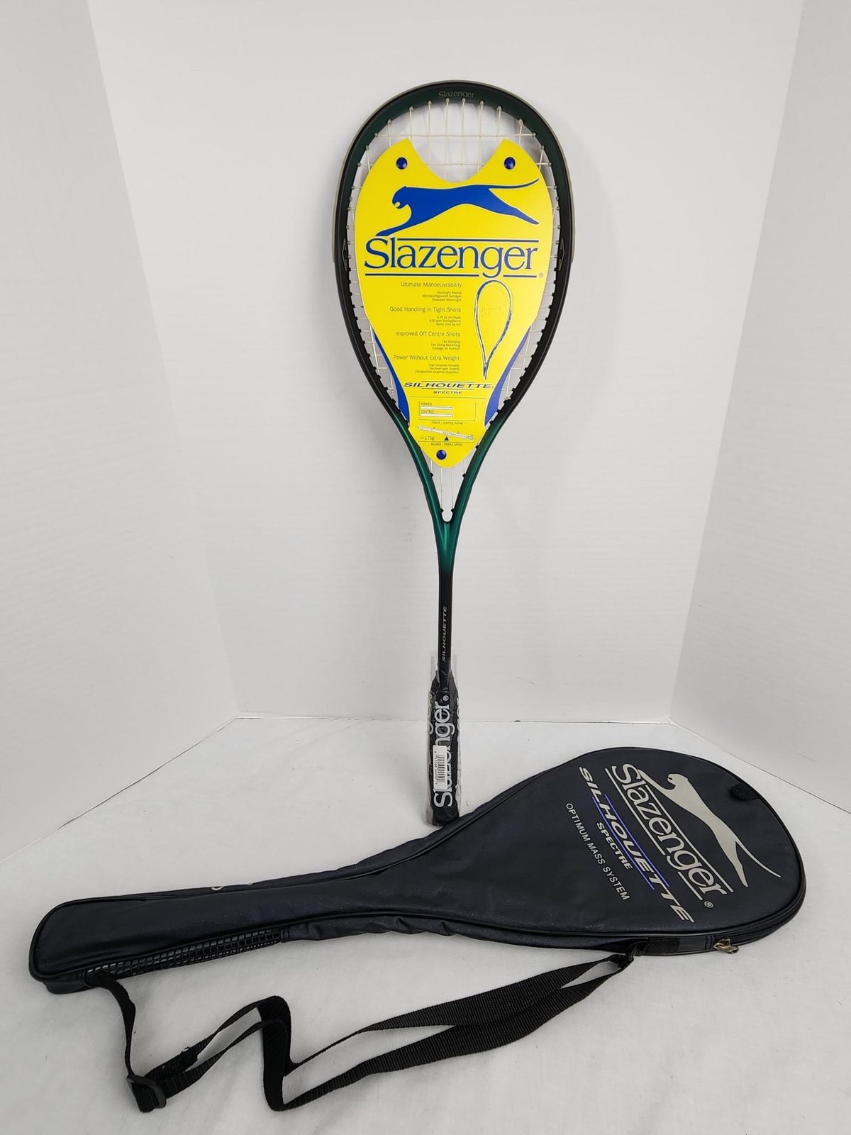 Slazenger Silhouette Spectre Squash Racquet w/ Cover - New Old Stock ...