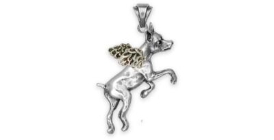 Min Pin Angel Jewelry Sterling Silver Handmade Miniature Pinscher ...