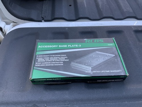 For RCBS Cast Aluminum 9282 Accessory Base Plate 3 Grey Shell Holder ...