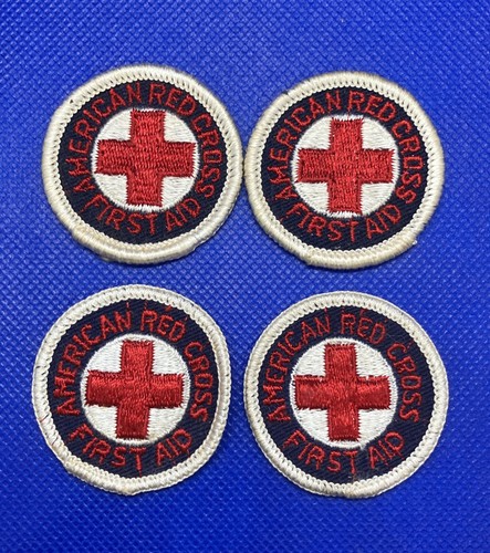 American Red Cross First Aid Patches Vintage Embroidered Sew On | eBay
