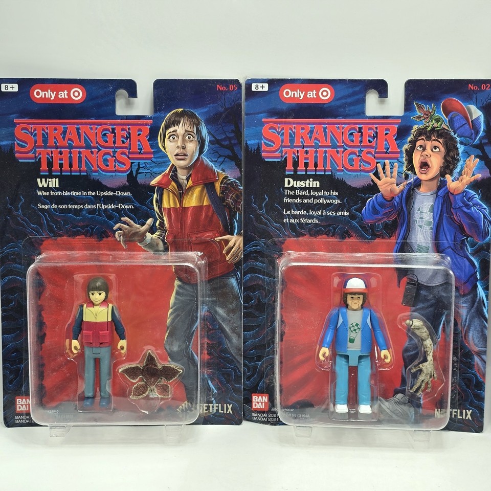 STRANGER THINGS 4" Action Figure Lot Only at Target Bandai Netflix ...