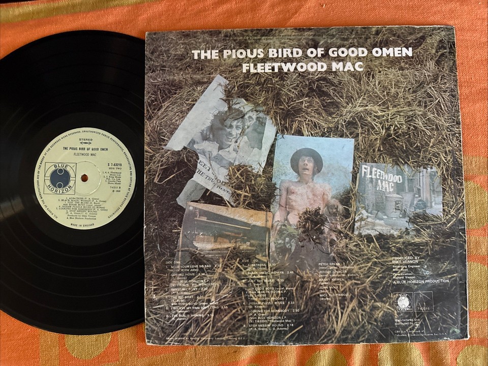 Fleetwood Mac The Pious Bird Of Good Omen Original UK Vinyl LP | eBay