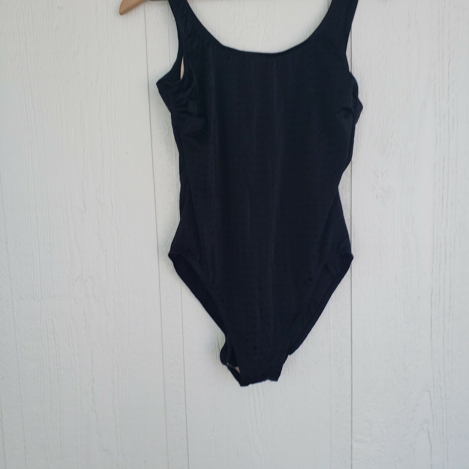 Vintage Basic Editions Black One Piece Swimsuit Size … - Gem