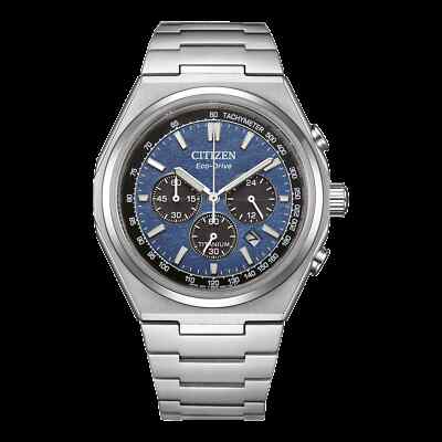 CITIZEN CA4610-85L Eco-Drive Super Titanium Chronograph Men Watch *de ...