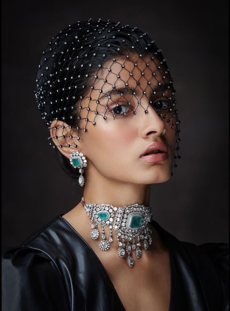 Black Birdcage Veil