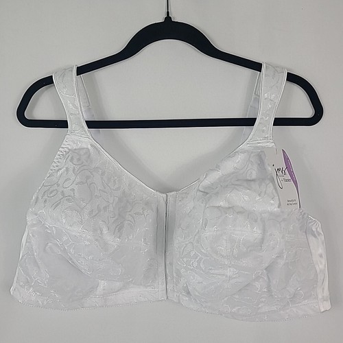 NWT Just My Size JMS by Hanes White Bra Wireless Sz 50D | eBay