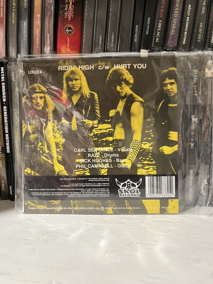 Persian Risk - Ridin High Single NWOBHM CD | eBay