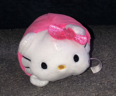 Ty Beanie Babies Teeny Tys Hello Kitty Pink Miniature Plush 3” Cat ...