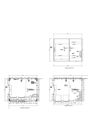 40X50 50X40 BARN PLANS GAMBREL ROOF PLAN POLE BARN CONSTRUCTION #17 ...