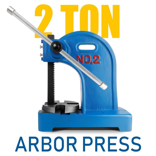 2 Ton Arbor Press Hand Arbor Press Machine Cast Iron Industrial Desktop ...