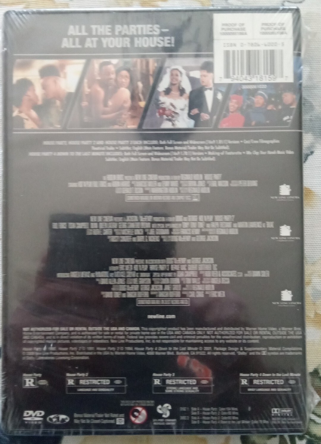 House Party Collection 4 Film Favorites (2 DVD Set, 2009) New Factory ...