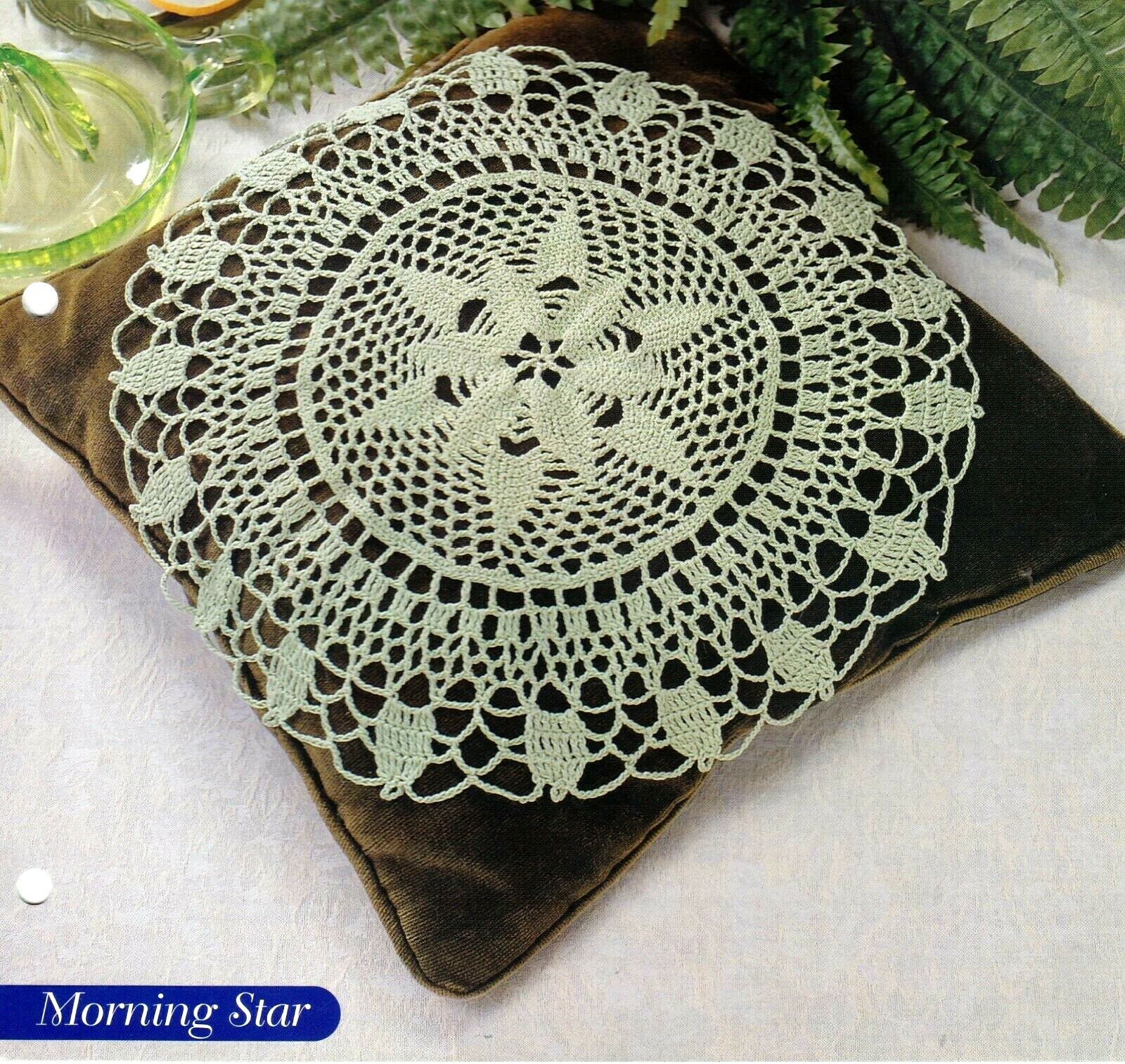 HOWB/Morning Star Doily/CROCHET PATTERN INSTRUCTIONS ONLY | eBay
