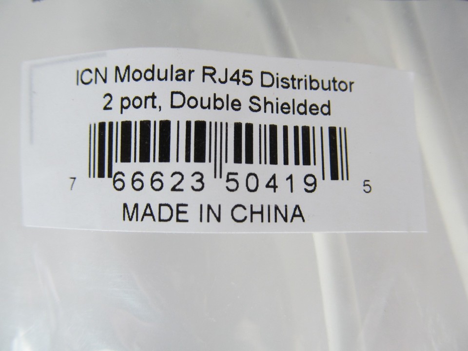 Intellinet Ethernet Network Splitter RJ-45 (M) (F) double shielded ...