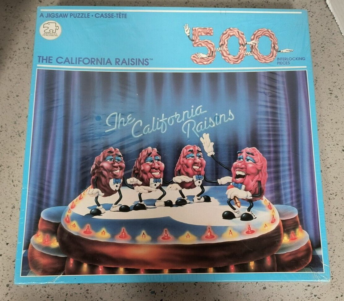 The California Raisins 1988 No. 6124 Vintage 500pc Jigsaw Puzzle ...