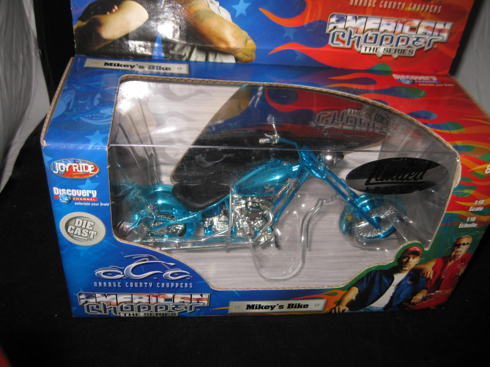 1/18 JOY RIDE OCC AMERICAN CHOPPER TV SERIES MIKEY'S BIKE LTD ED BLUE OLD STOCK | eBay