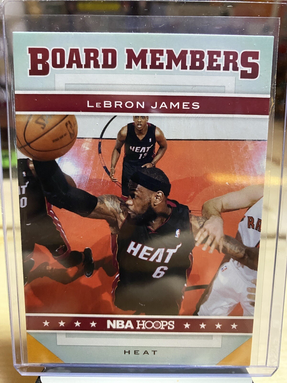 2012-13 NBA Hoops Board Members Lebron James #18 Cavs Heat Lakers | eBay