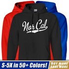 Nor Cal Script HOODIE NorCal Nocal Baseball Sports Team Jersey Hooded ...