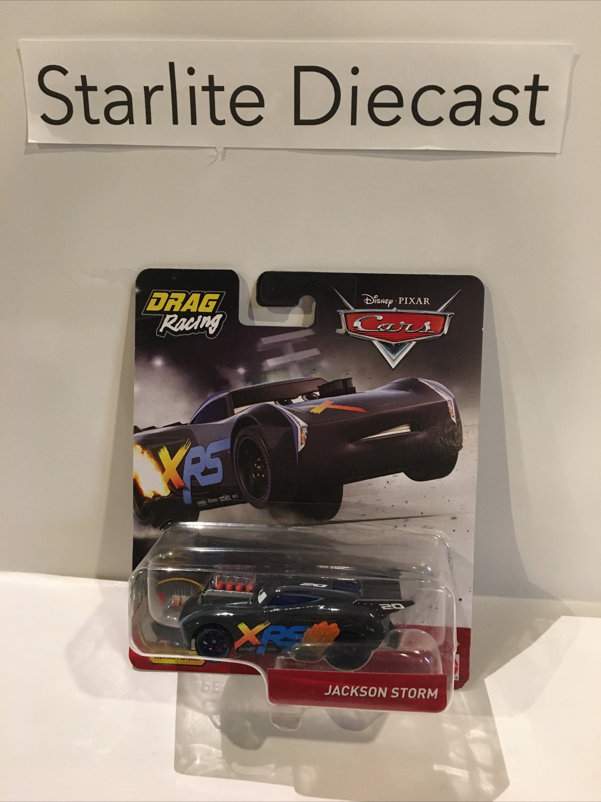 Disney Pixar Cars XRS Drag Racing Diecast Car Jackson Storm, Mattel ...