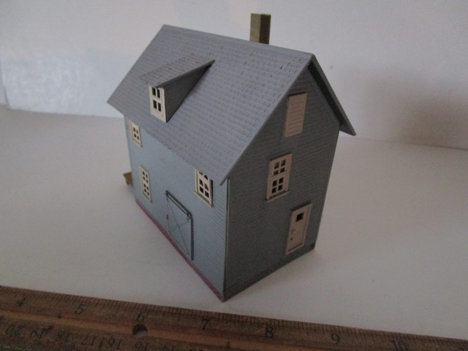 Vintage HO 1/87 Scale Built Country House Building For Train layout | eBay