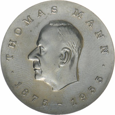 German Democratic Republic | 5 Mark Coin | Thomas Mann | KM:54 | 1975 ...