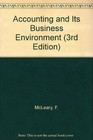 Accounting and Its Business Environment (3rd Edition) By F. McLe | eBay