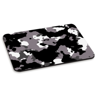 CAMOUFLAGE BLACK WHITE PC COMPUTER MOUSE MAT PAD - Army Navy Marines ...