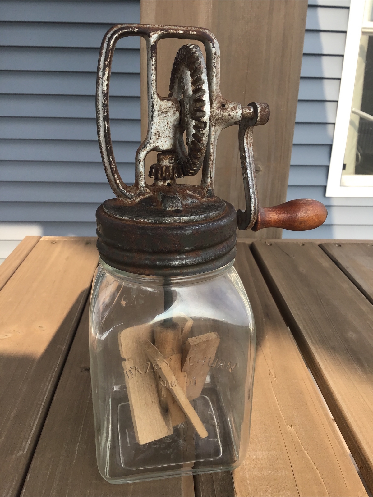 Rare Dazey Number 1 10 Butter Churn all original bottom daisy marked | eBay