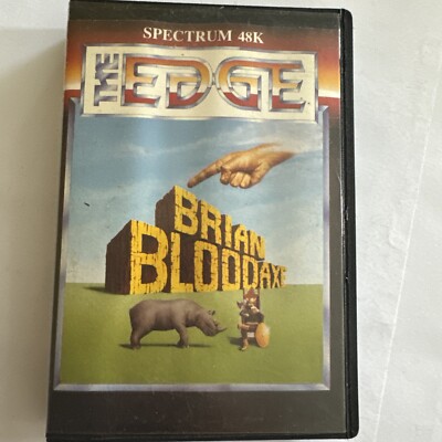 ZX Spectrum Game Tape - Brian Bloodaxe : The Edge Software | eBay