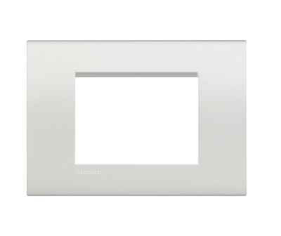 BTICINO LIVINGLIGHT LNA4803BI PLACCA QUADRA 3 MODULI BIANCA ...