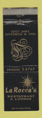 Matchbook Cover - La Rocca's Restaurant ST Louis MO WORN | eBay