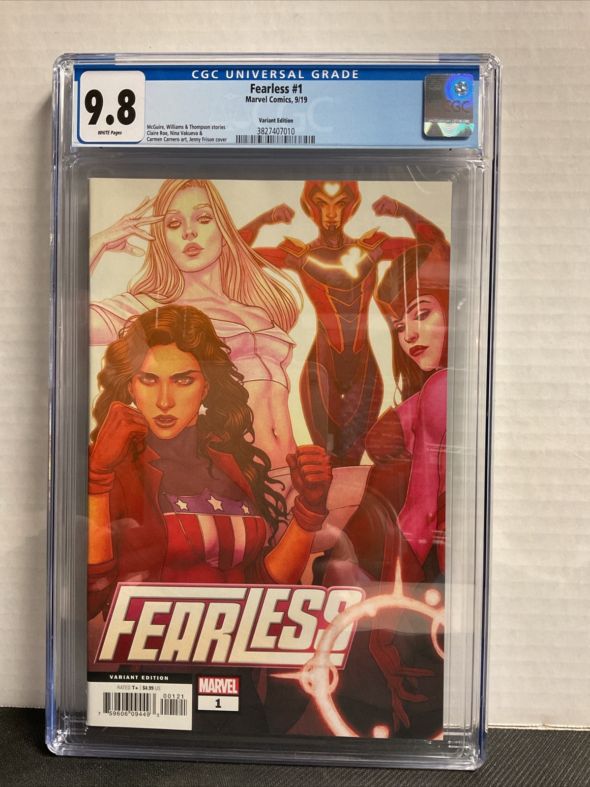 Fearless #1 Marvel Comics 2019 Variant CGC 9.8 | eBay