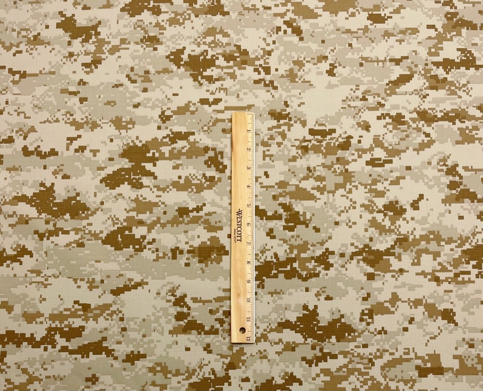 MARPAT DESERT NY/CO RIPSTOP Military Spec CAMO Apparel BY 1/2(0.5) YARD ...