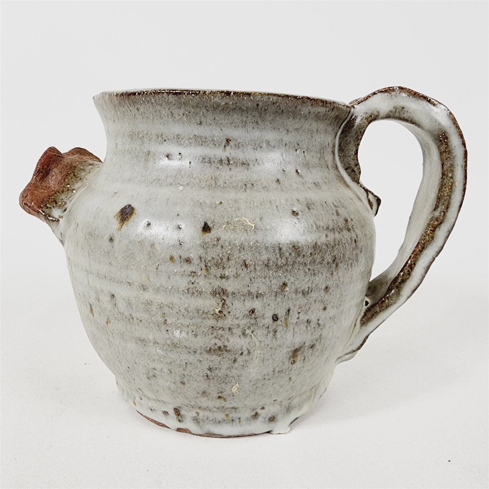 Vintage Lips Mouth Teeth Face Pitcher Art Pottery Unmarked Handmade - 6 ...