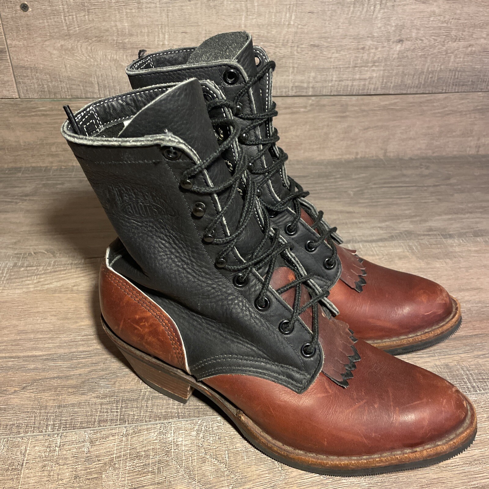 WHITE’S Packer Cowboy Work Boots 7.5B Style 895 Excel… - Gem