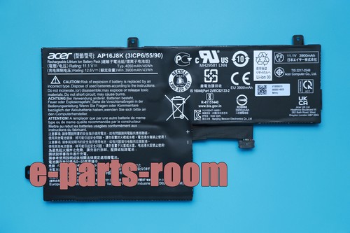 New Genuine AP16J5K AP16J8K 45Wh Battery for Acer Chromebook 11 N7 C731 ...