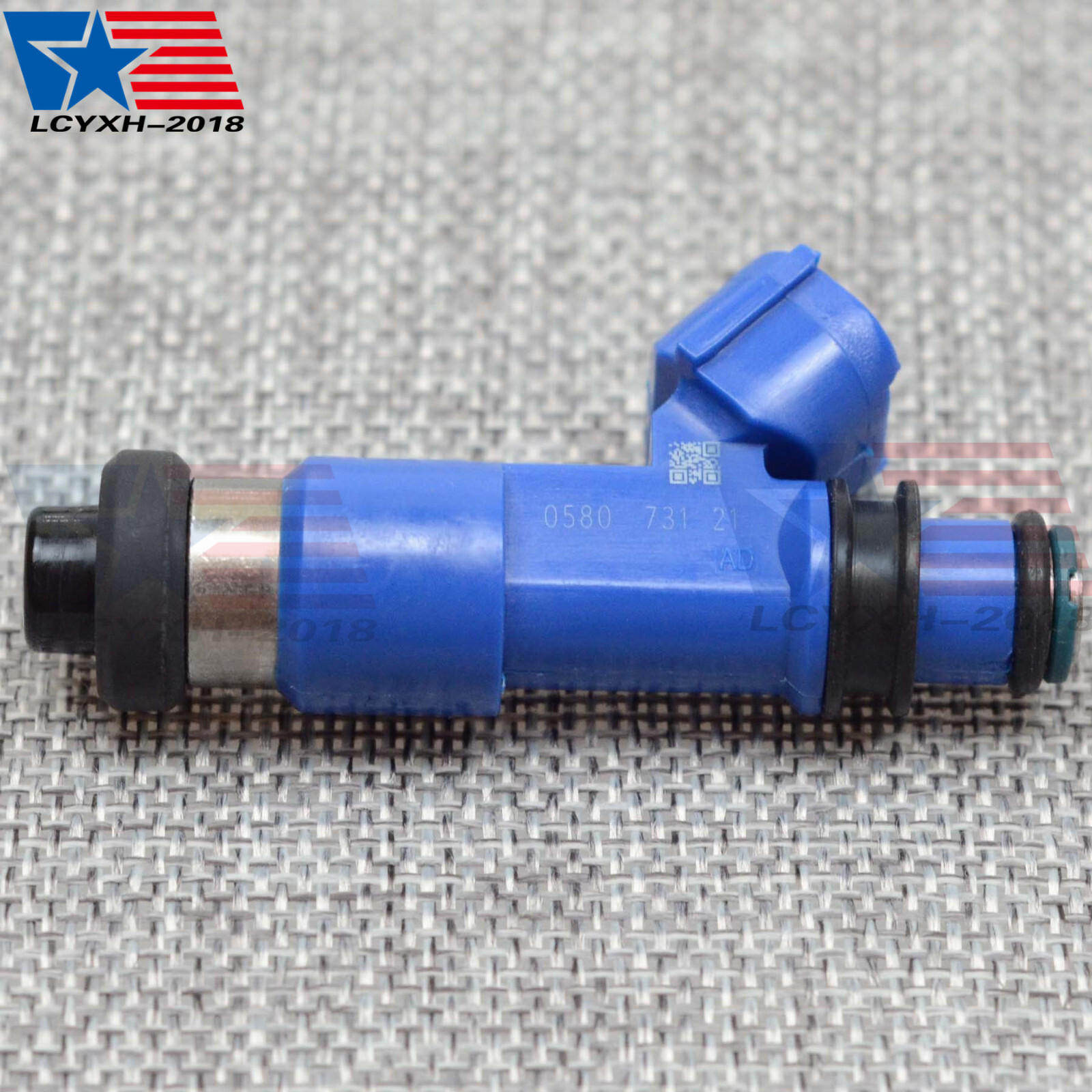 NEW Set of 4 Fuel Injectors for Subaru 16611-AA720 WRX / STI Dark Blue ...
