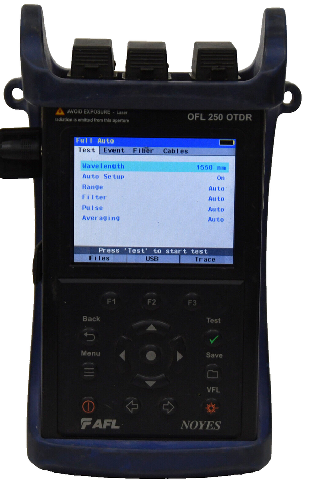 AFL Noyes OFL250 - 1550nm OTDR OPM VFL Test Set Rack P | eBay